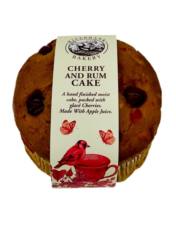 Cherry And Rum Round Cake -- Riverbank Bakery